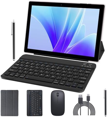 Amazon.com : 2 in 1 Tablet 10 inch Android Tablet Set, Tablets with ...