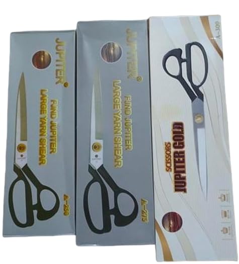 JUPITER PEMIUM GOLD Steel Western Tailoring Scissors 12 Inch 11 Inch 10 ...