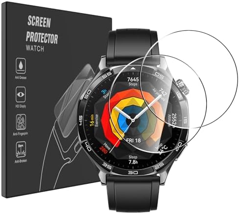 Diruite 4-Packs Tempered Glass for HUAWEI Watch GT 5 41 mm Screen ...
