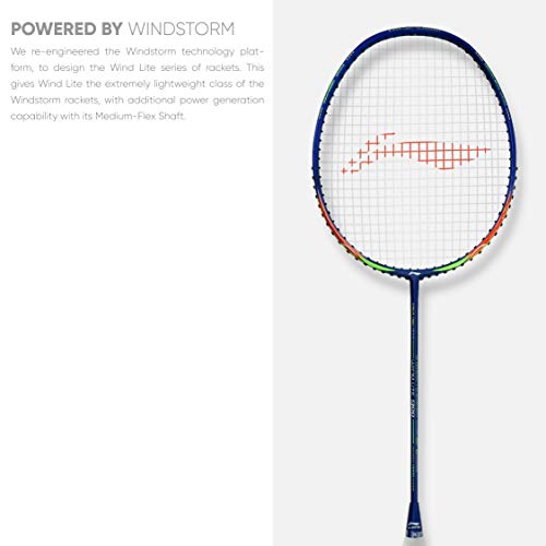 Snapklik.com : Li-Ning Wind Lite 900 Carbon Fiber Strung Badminton Racket
