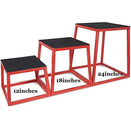 USI UNIVERSAL THE UNBEATABLE Metal Plyo Box Heavy Duty Jumping Table ...