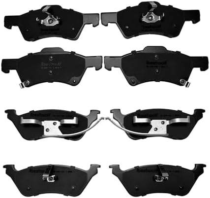 Amazon.com: IBESTWOLF Front and Rear Ceramic Brake Pads for 2001-2007 ...