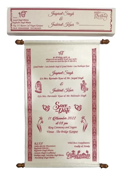 wedding cards marrige cards velvet unique invitation card with cylinder ...