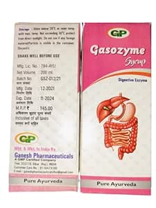 Buy Gasozyme Syrup | Digestive Enzyme By Ganesh Pharmaceuticals (Pure ...