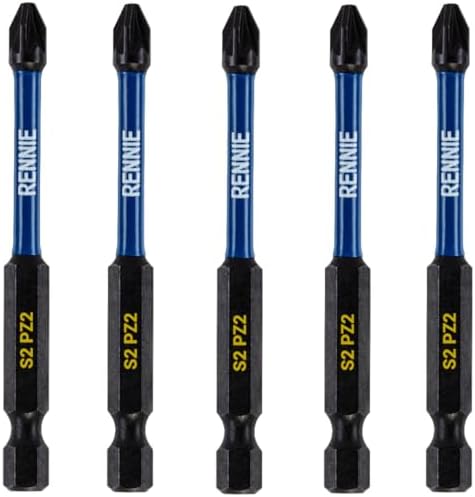 5 x SabreCut SCPZ289_5 89mm PZ2 Magnetic Impact Screwdriver Driver Bits ...