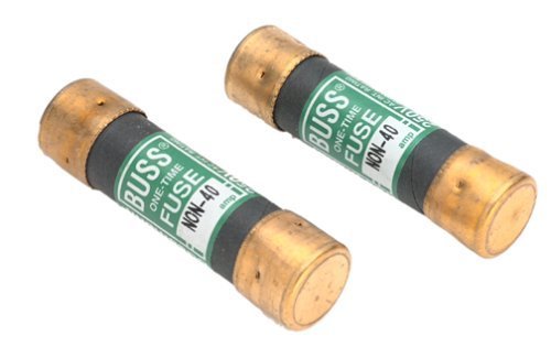 Bussmann BP/NON-40 40 Amp One-Time Cartridge Fuse Non-Current Limiting ...