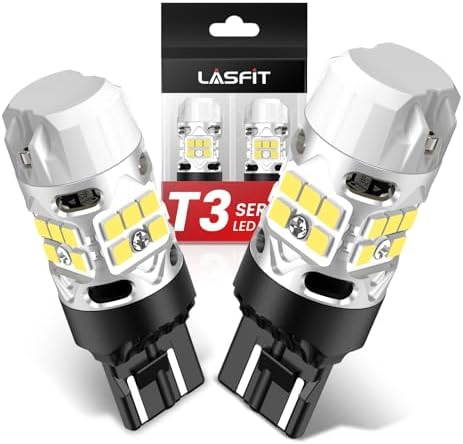 Amazon.com: LASFIT T3 7443 7440 LED Bulb Reverse light with Built In ...