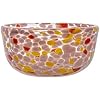 Amazon.com | Creative Co-Op Round Glass Bowl with 4 Pattern Design ...