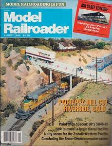Model Railroader (August 1986): Henry Cummings, Bruce Chubb, Mark ...