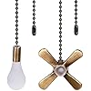 Ceiling Fan Pull Chains 13.6 Inches Fan Pulls 2 Pcs Ceiling Fan Pull ...