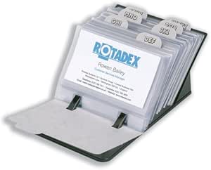 Rotadex Mini Business Card File with 50 Sleeves and A-Z Index Ref MCBC ...