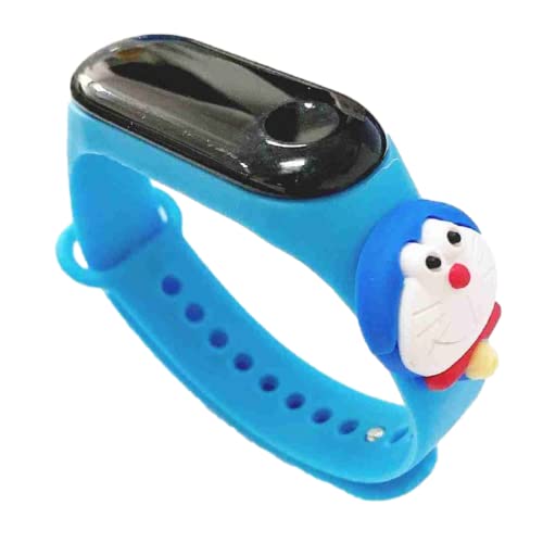 Buy LUMIFIE Digital Led Slim M3 Doremon Doll Print Blue Kids Watch at ...