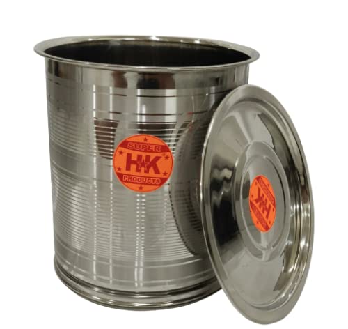 Buy Super HK Stainless Steel Atta Tanki/Container/Box/Drum/Pawali/Tanki ...