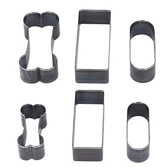 Amazon.com : 6PCS Cutting Dies Set Leather Craft Punch Hollow Cutter ...
