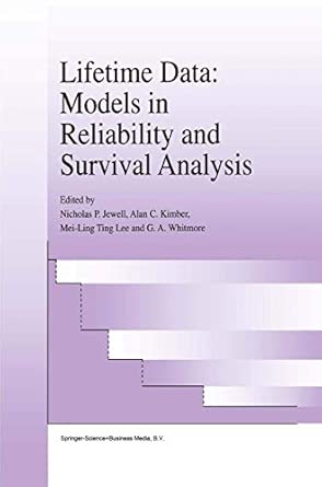 Lifetime Data Models In Reliability And Survival Analysis