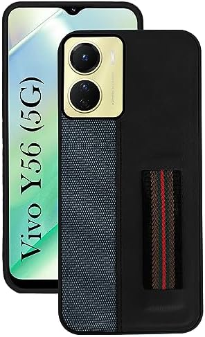 Jkobi Back Cover Case for Vivo Y56 5G (Professional PU Leather | Strip ...