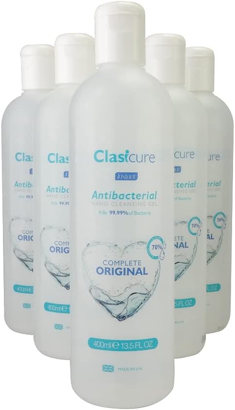 Clasicure Anti-Bacterial Hand Cleansing Gel 400ml (Pack of 6) – BigaMart