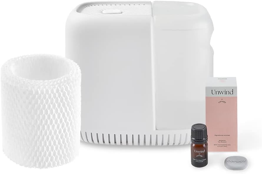 Amazon.com: Canopy Bedside Humidifier, White Humidifier, 36 HR Run Time ...