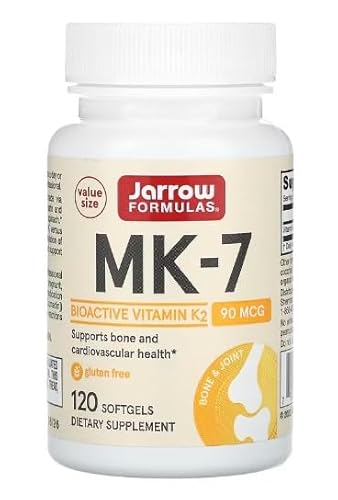 Jarrow Formulas Vitamina K2 MK-7, 90mcg - 120: Fortalece tus huesos y ...
