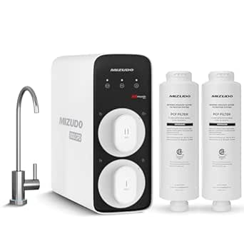 2 PCF Filter Combo for Mizudo Megaflo Mini 1000GPD RO Water Filter ...