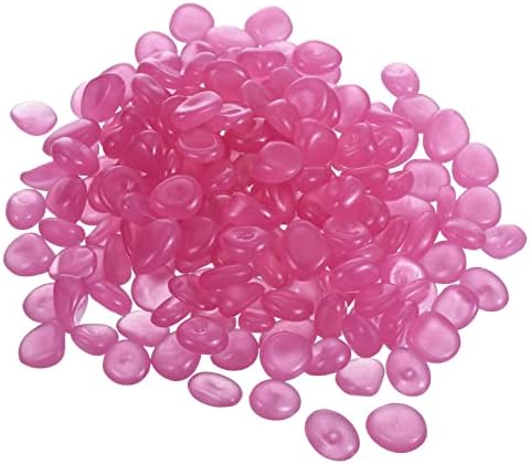 sourcing map 200pcs Glow Rocks 13-17mm Glow Pebbles Decoration in the ...