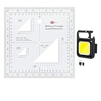 Military Grade Map Reader Military Style Map Scale Protractor - MGRS ...