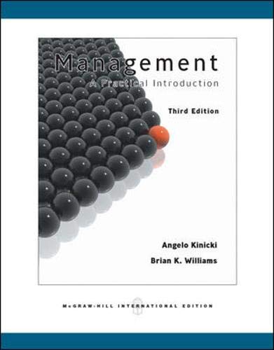 Management - International Edition: Angelo Kinicki: 9780071263122 ...