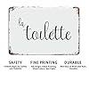 Amazon.com: La Toilette Sign French Country Bath Sign French Bathroom ...