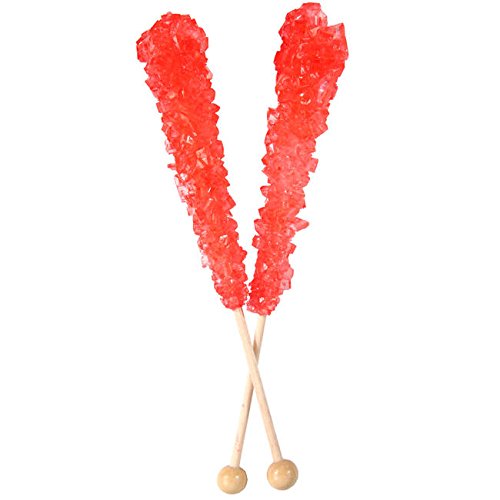 Amazon.com : Rock Candy Stick Red Strawberry 72 Count : Grocery ...