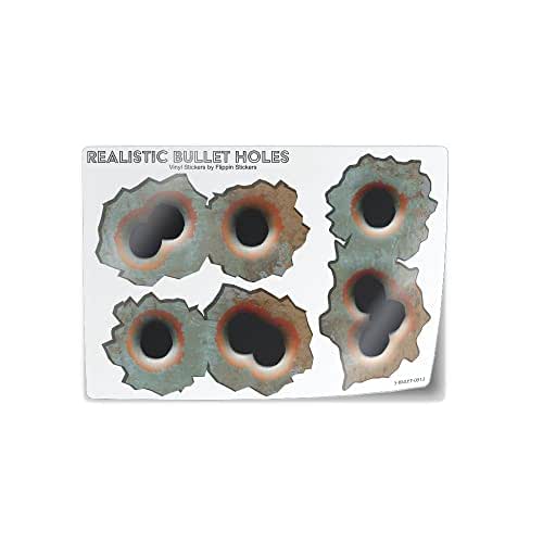 Amazon.com: Realistic Bullet Hole (Bullethole) 3D Stickers - Large ...