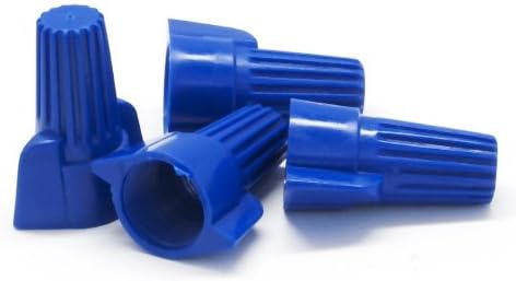 Amazon.com: C&E CNE35014 Blue Wire Nut, 6 AWG - 14 AWG, 18mm, 100 ...