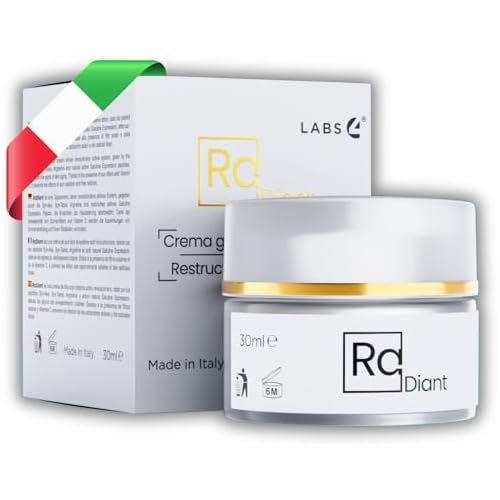 LABS 4 [POTENTE] Crema Viso Acido ialuronico con Retinolo e Vitamina C ...