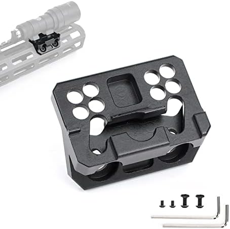 Amazon.com: rdzzwxw Offset Tactical Light/Optic Picatinny Rail Mount ...