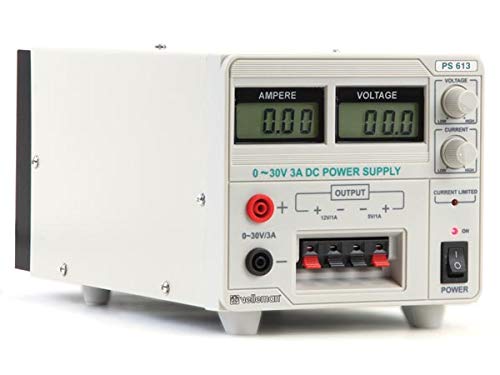 Amazon.com: Velleman PS613U Fixed Laboratory Power Supply (0-30Vdc ...