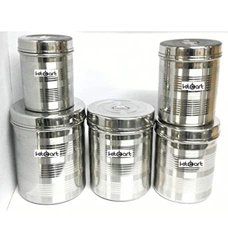 Buy KITCART Stainless Steel dibba kitchen Containers Dabba set .500ml ...