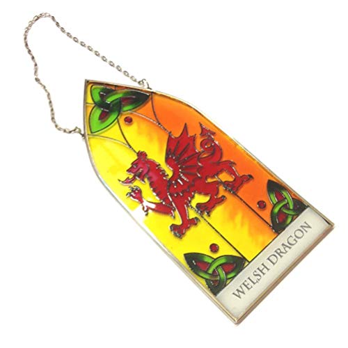 Welsh Stained Glass Hanging Panel – Dragon – BigaMart
