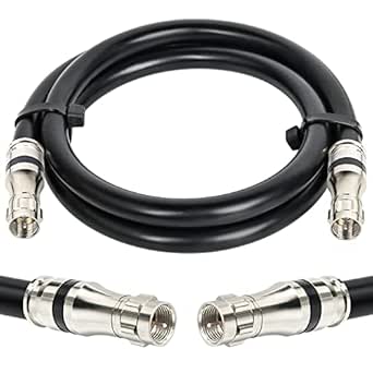Amazon.com: MOOKEERF RG11 Coaxial Cable 3ft F Type Cable,Low Loss RG11 ...