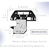Amazon.com: WH44X10288 Washer Door Lid Lock Switch Replacement for GE ...