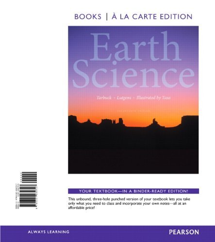 Earth Science, Books a la Carte Edition (14th Edition) by Edward J ...