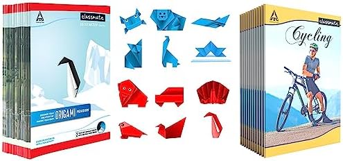 Classmate Origami Notebooks - Unruled, 168 Pages, 240 mm x 180 mm ...