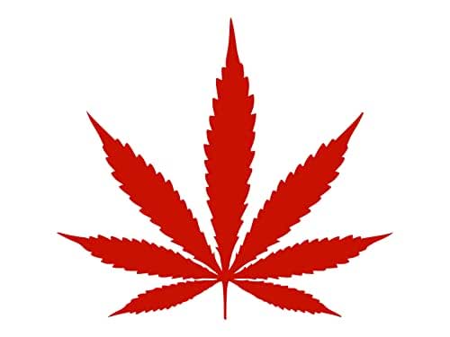 Amazon.com: Marijuana Leaf THC Cannabis Weed Vinyl Decal Car Sticker ...