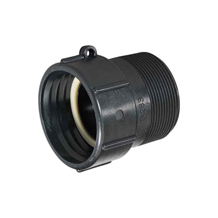 Buy IBC Tote Adapter: 2in Buttress to 2in NPT Pipe Thread - Easily ...