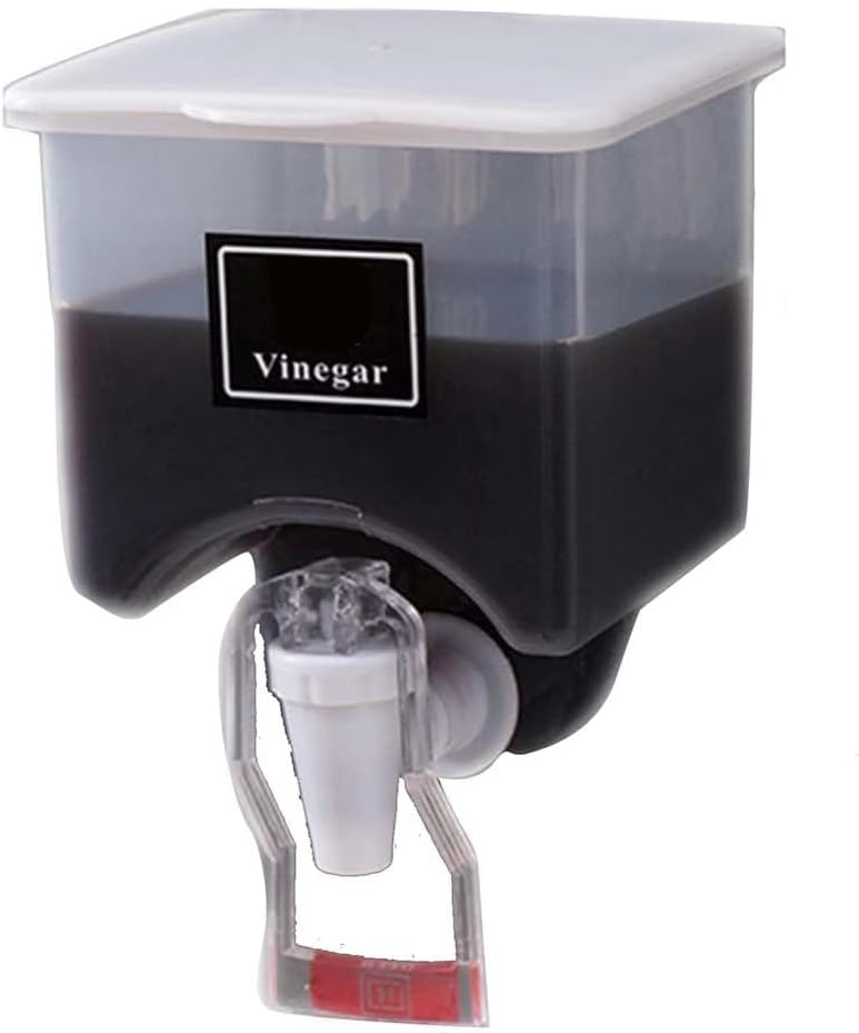 Amazon.com: Plastic Kitchen Wall-Mounted Condiment Dispenser Jar ...