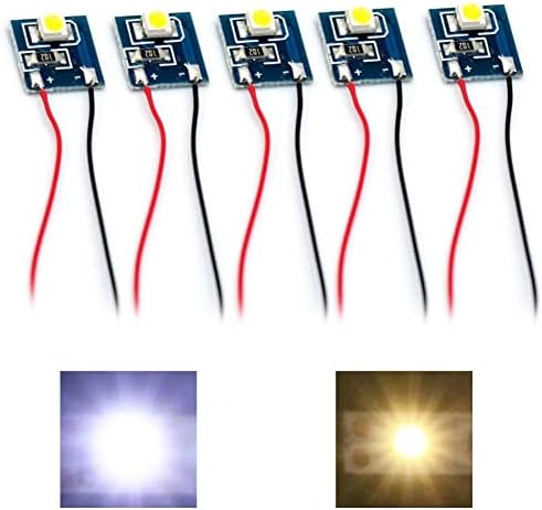 QOXEZY 5Pcs 12v Model Railway LEDs, Building Interior Lighting LED ...