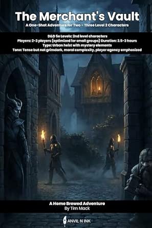 The Merchant's Vault: A D&D 5e One-Shot Adventure for 2-3 Players ...