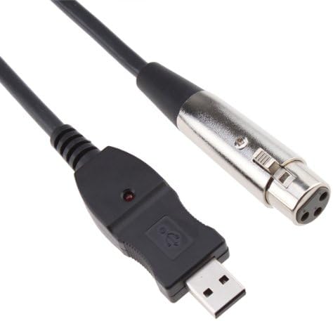 Amazon.com: AGPTEK® 3M USB Male to XLR Female Microphone MIC Link Cable ...