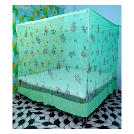Kolar Double Bed Mosquito Net, 6x6.5 Feet Premium Machardani : Amazon ...