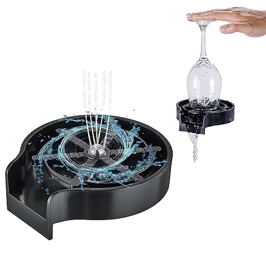 Ragisha Glass Rinser - Bottle Washer, Kitchen Sink Cup Rinser, Faucet ...