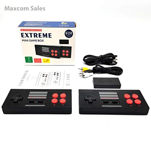 Maxcom 8 Bit Video Game Console 620 U-Stick Extreme Mini Game Box Built ...