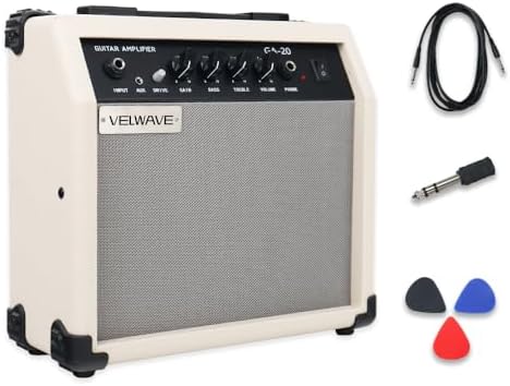 Amazon.com: Electric Guitar Amplifier 20W Cream Color Portable Smart ...